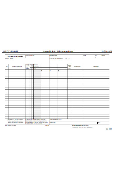 FREE 52+ Abstract Forms in PDF | MS Word | Excel