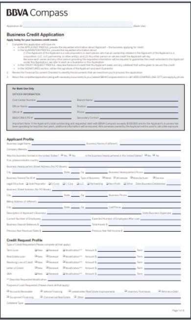 FREE 6+ Business Credit Checklist Forms in PDF