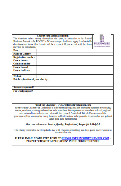 FREE 34+ Charity Forms in PDF | MS Word | Excel