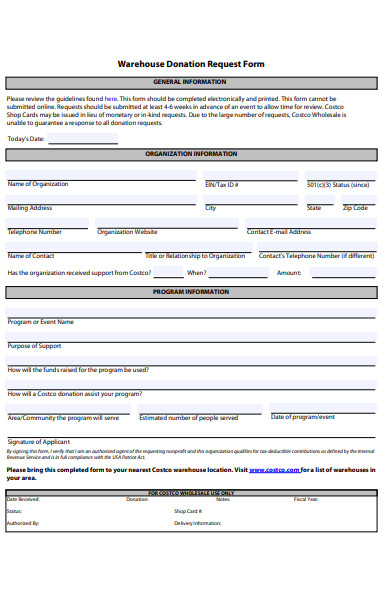 FREE 34+ Charity Forms in PDF | MS Word | Excel