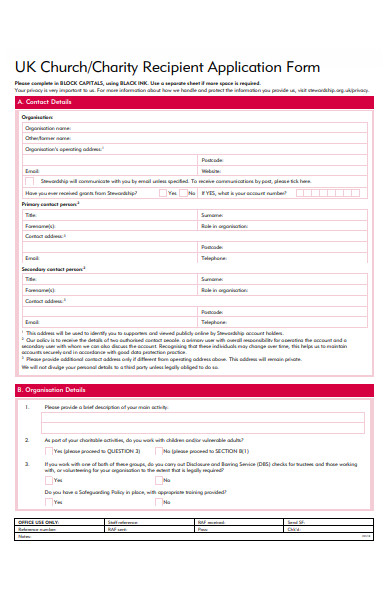 FREE 34+ Charity Forms in PDF | MS Word | Excel