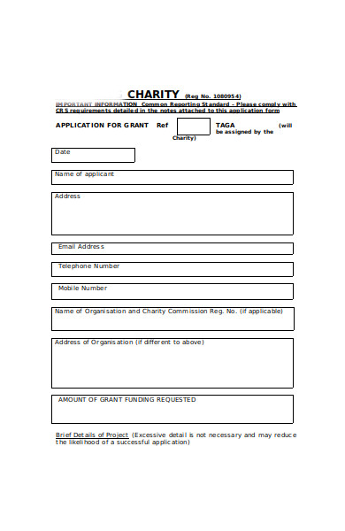 FREE 34+ Charity Forms in PDF | MS Word | Excel