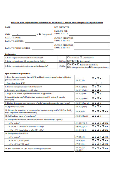FREE 56+ Inspection Form Samples, PDF, MS Word, Google Docs, Excel