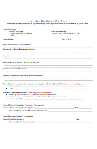 FREE 32+ Healthcare Forms in PDF | MS Word