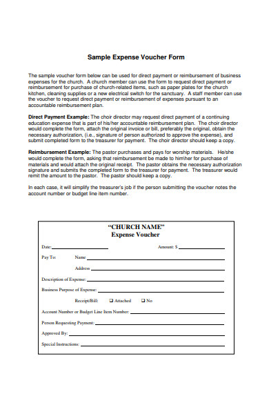 FREE 44+ Church Form Samples, PDF, MS Word, Google Docs, Excel