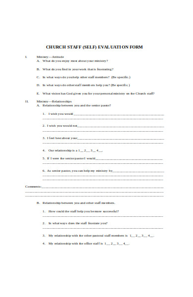 FREE 40+ Church Forms in PDF | MS Word | Excel