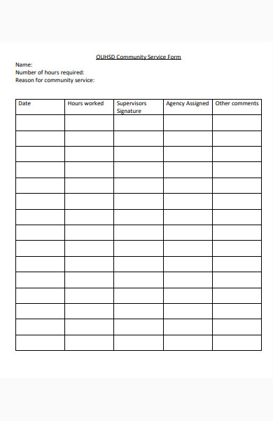 FREE 53+ Services Forms in PDF | MS Word | Excel