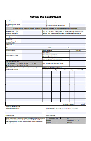 FREE 51+ Payment Forms in PDF | MS Word | Excel