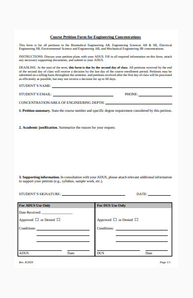 FREE 51+ Petition Forms in PDF | MS Word