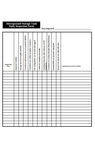 FREE 52+ Inspection Forms in PDF | MS Word | XLS