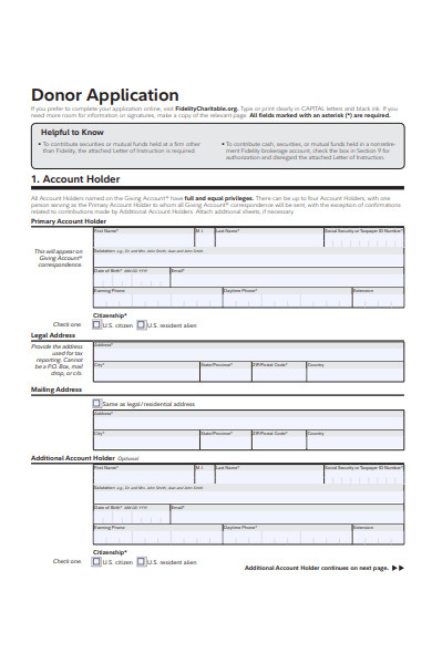 FREE 34+ Charity Forms in PDF | MS Word | Excel