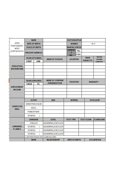 FREE 50+ Education Application Forms in PDF | MS Word | MS Excel