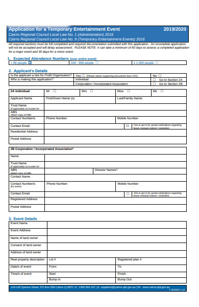 FREE 34+ Entertainment Forms in PDF | MS Word | Excel