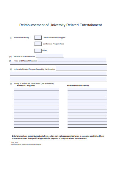 FREE 34+ Entertainment Forms in PDF | MS Word | Excel
