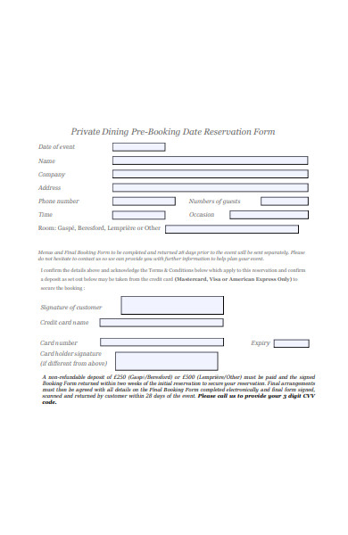 FREE 56+ Event Booking Form Samples, PDF, MS Word, Google Docs, Excel