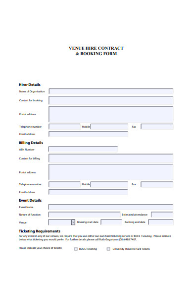 FREE 56+ Event Booking Form Samples, PDF, MS Word, Google Docs, Excel