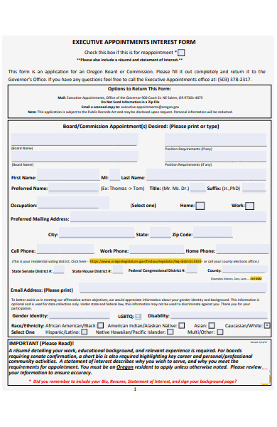 FREE 56+ Appointment Form Samples, PDF, MS Word, Google Docs