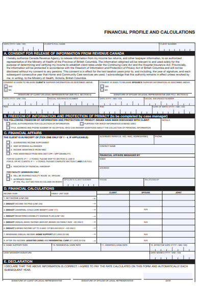 FREE 31+ Calculation Forms in PDF | MS Word