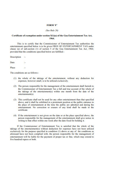 FREE 34+ Entertainment Forms in PDF | MS Word | Excel