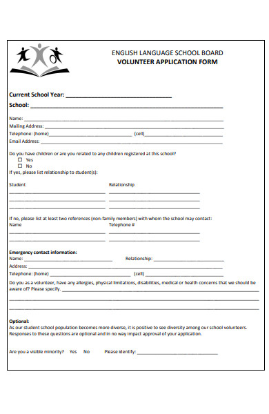 FREE 51+ Volunteer Forms in PDF | MS Word | Excel