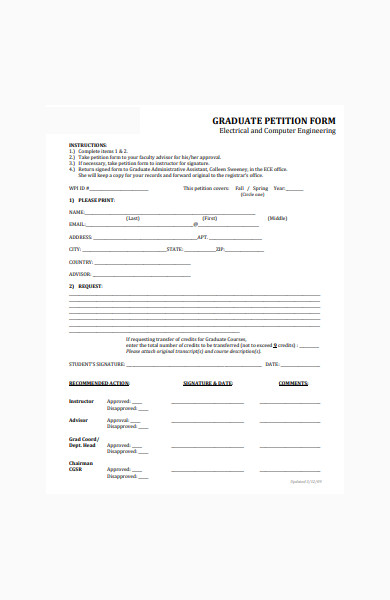 FREE 51+ Petition Forms in PDF | MS Word