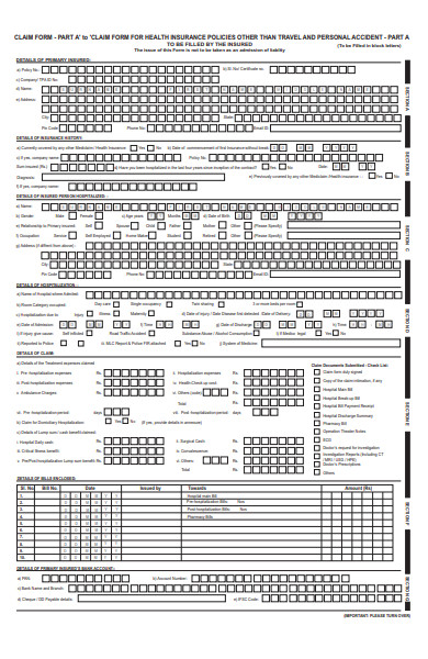 FREE 32+ Healthcare Forms in PDF | MS Word