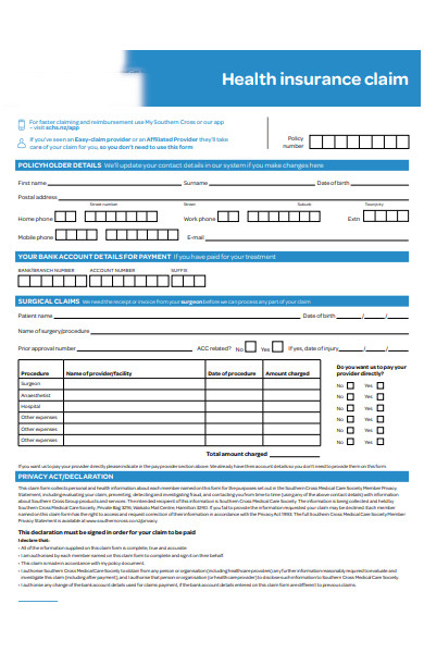 FREE 32+ Healthcare Forms in PDF | MS Word