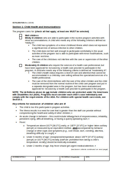 FREE 32+ Healthcare Forms in PDF | MS Word