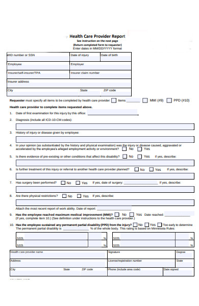 FREE 32+ Healthcare Forms in PDF | MS Word