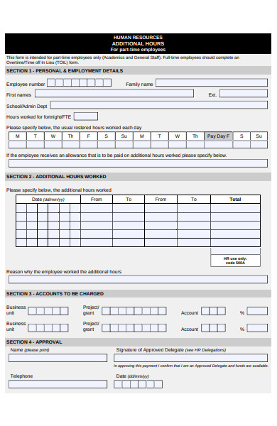 FREE 53+ Human Resources Forms in PDF | MS Word | Excel