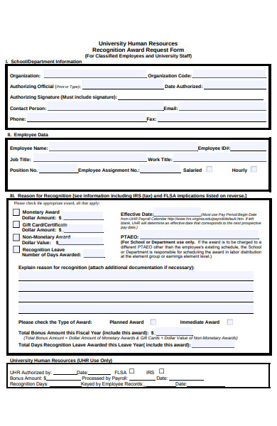 FREE 53+ Human Resources Forms in PDF | MS Word | Excel