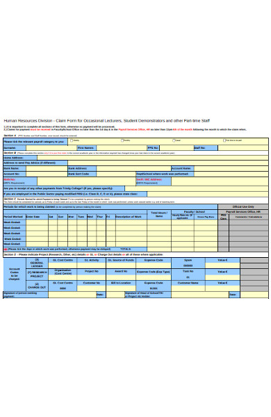 FREE 53+ Human Resources Forms in PDF | MS Word | Excel