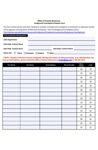 FREE 53+ Human Resources Forms in PDF | MS Word | Excel
