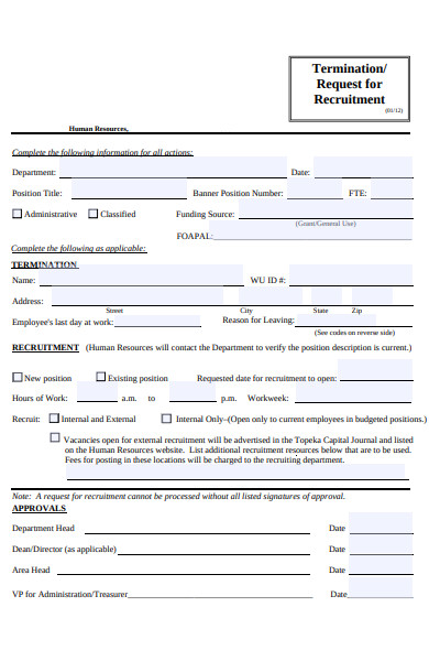FREE 53+ Human Resources Forms in PDF | MS Word | Excel