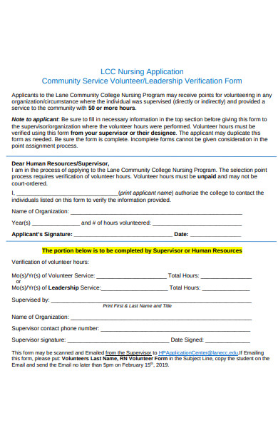 FREE 51+ Volunteer Forms in PDF | MS Word | Excel