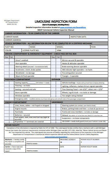 FREE 56+ Inspection Form Samples, PDF, MS Word, Google Docs, Excel