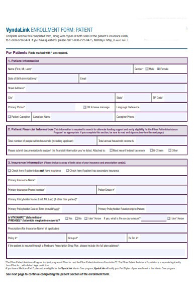FREE 56+ Enrolment Form Samples, PDF, MS Word, Google Docs, Excel