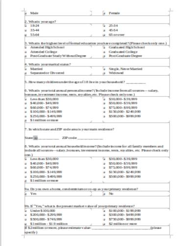 FREE 6+ Market Research Forms in PDF | MS Word