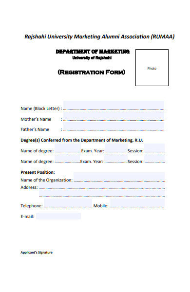FREE 51+ Marketing Forms in PDF | MS Word | Excel