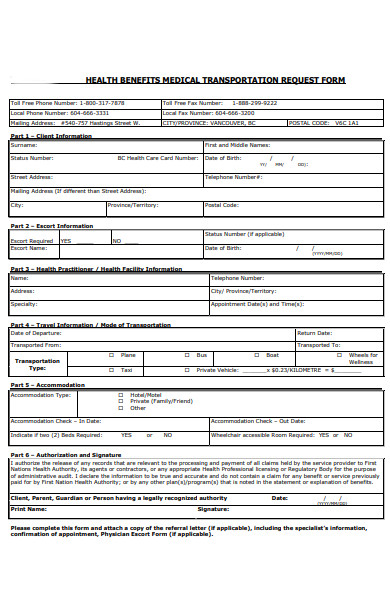 FREE 36+ Transportation Request Form Samples, PDF, MS Word, Google Docs ...