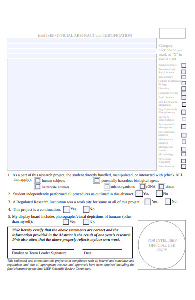 FREE 52+ Abstract Forms in PDF | MS Word | Excel