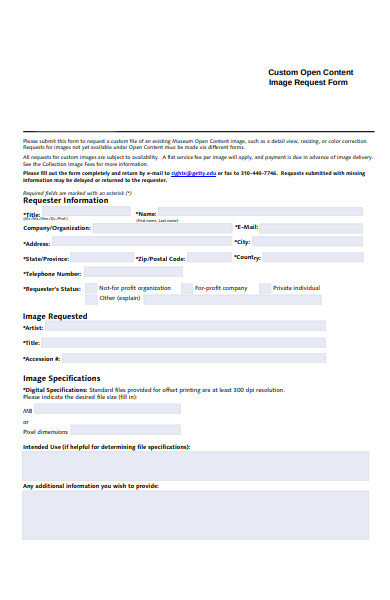 FREE 32+ Content Forms in PDF | MS Word | Excel