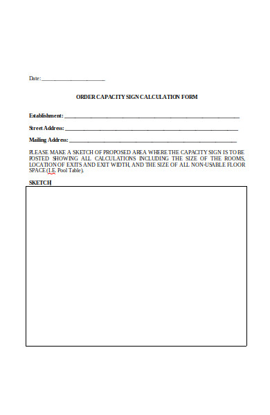 FREE 31+ Calculation Forms in PDF | MS Word