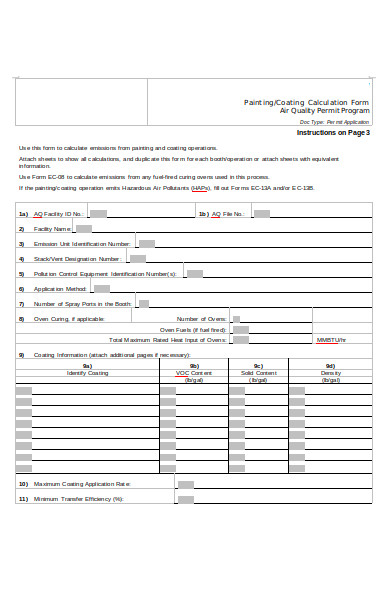 FREE 31+ Calculation Forms in PDF | MS Word