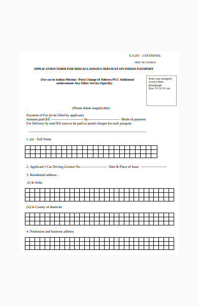 FREE 53+ Services Forms in PDF | MS Word | Excel