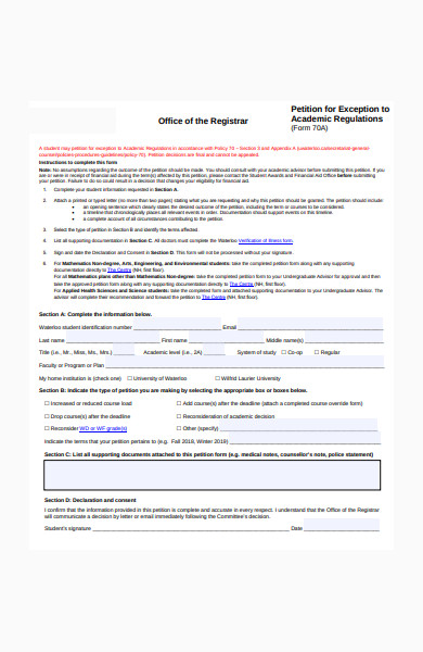 FREE 51+ Petition Forms in PDF | MS Word