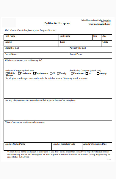 FREE 51+ Petition Forms in PDF | MS Word