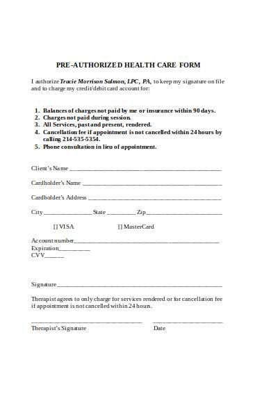FREE 32+ Healthcare Forms in PDF | MS Word