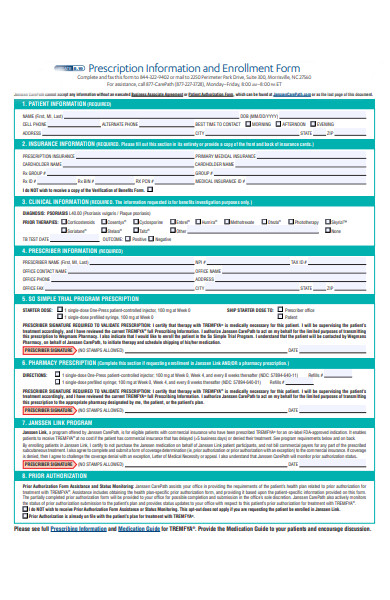 FREE 56+ Enrolment Form Samples, PDF, MS Word, Google Docs, Excel