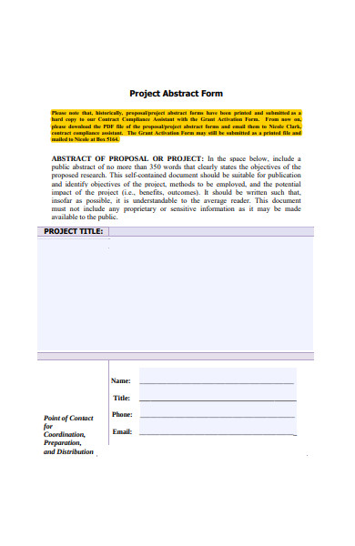 FREE 52+ Abstract Forms in PDF | MS Word | Excel